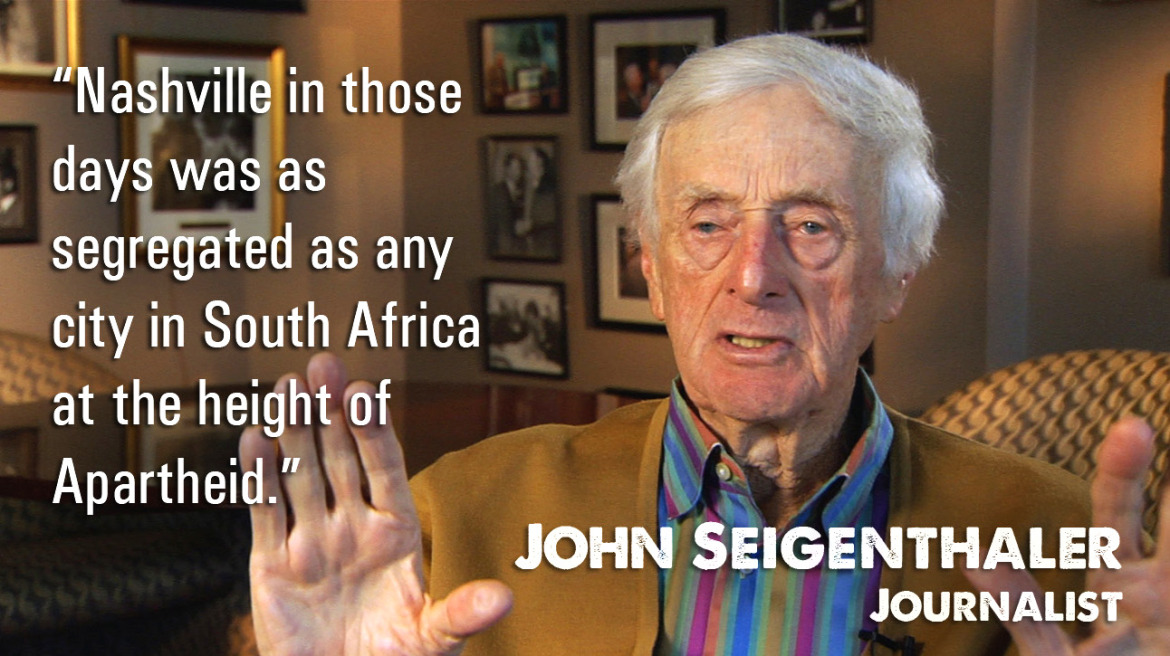 Remembering John Seigenthaler - Chipping Away: William Edmondson film ...